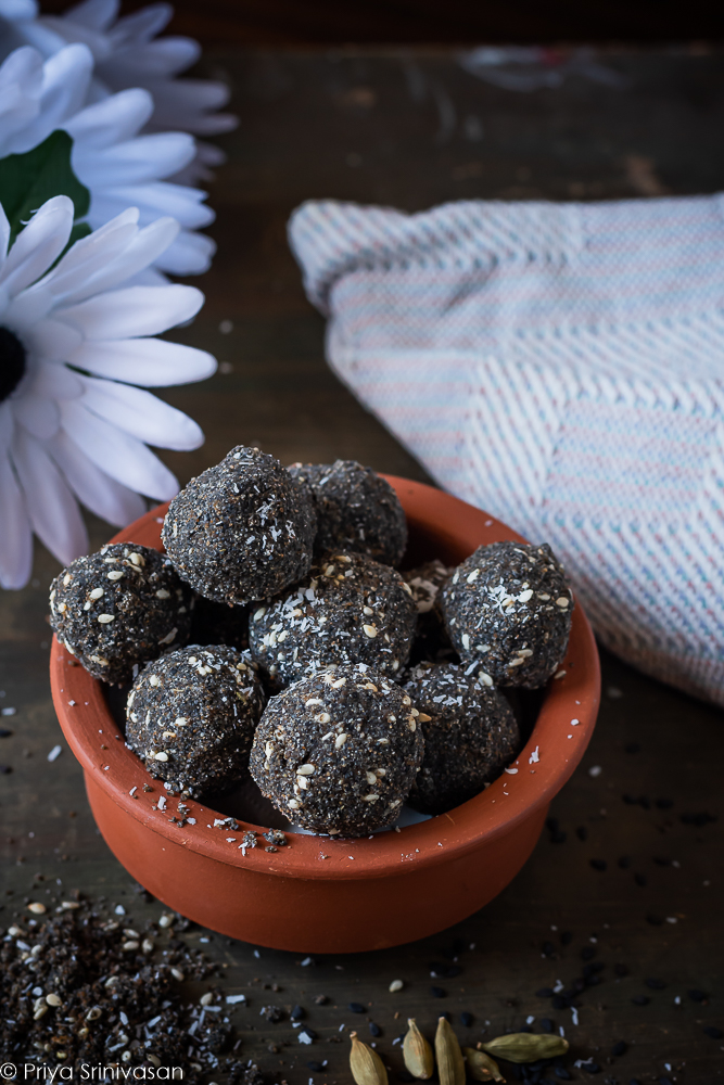 Sesame Ladoo| Til Ladoo | Sesame Energy Balls - I camp in my kitchen