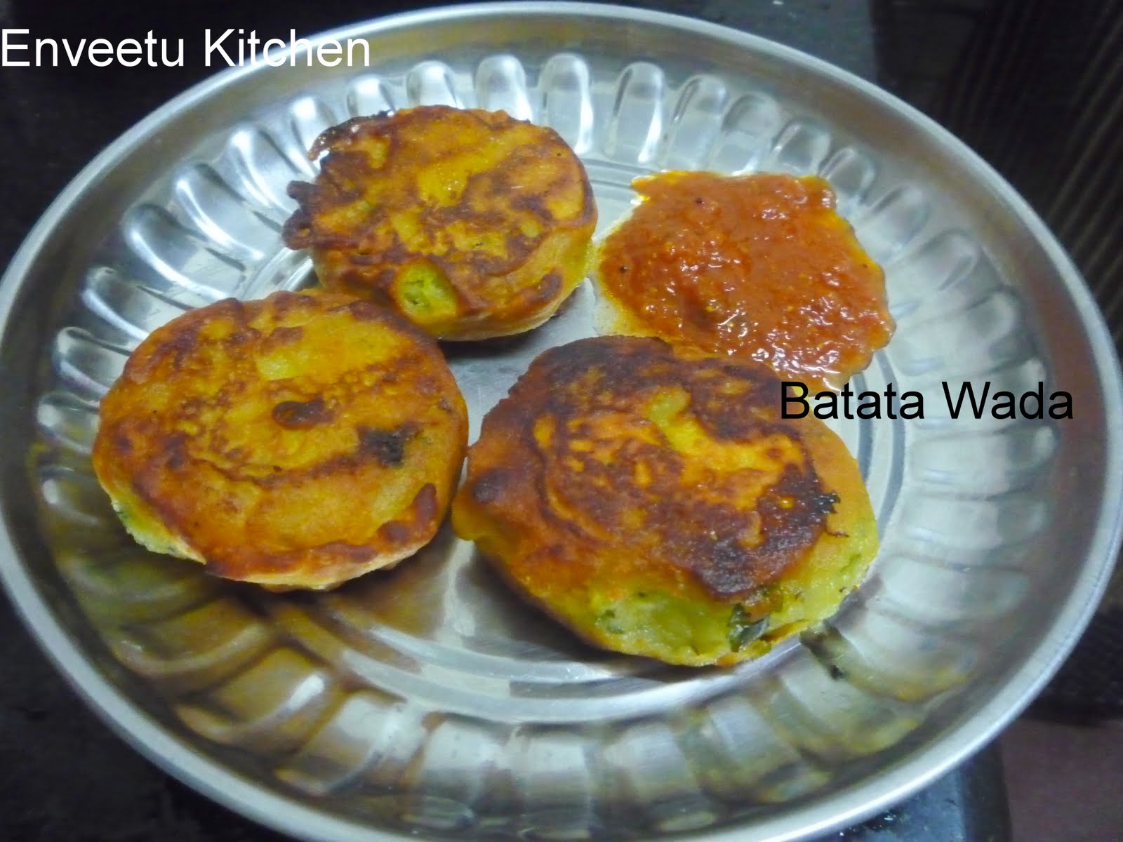 Non-Fried Batata Wada - I camp in my kitchen
