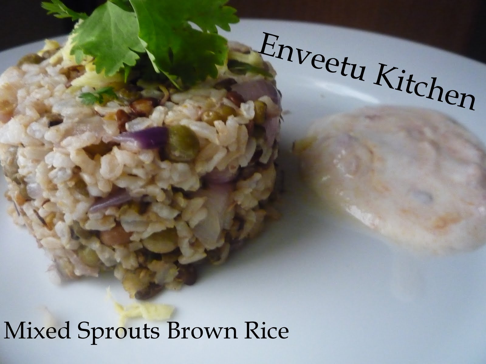 Mixed Sprout Brown Rice - I camp in my kitchen