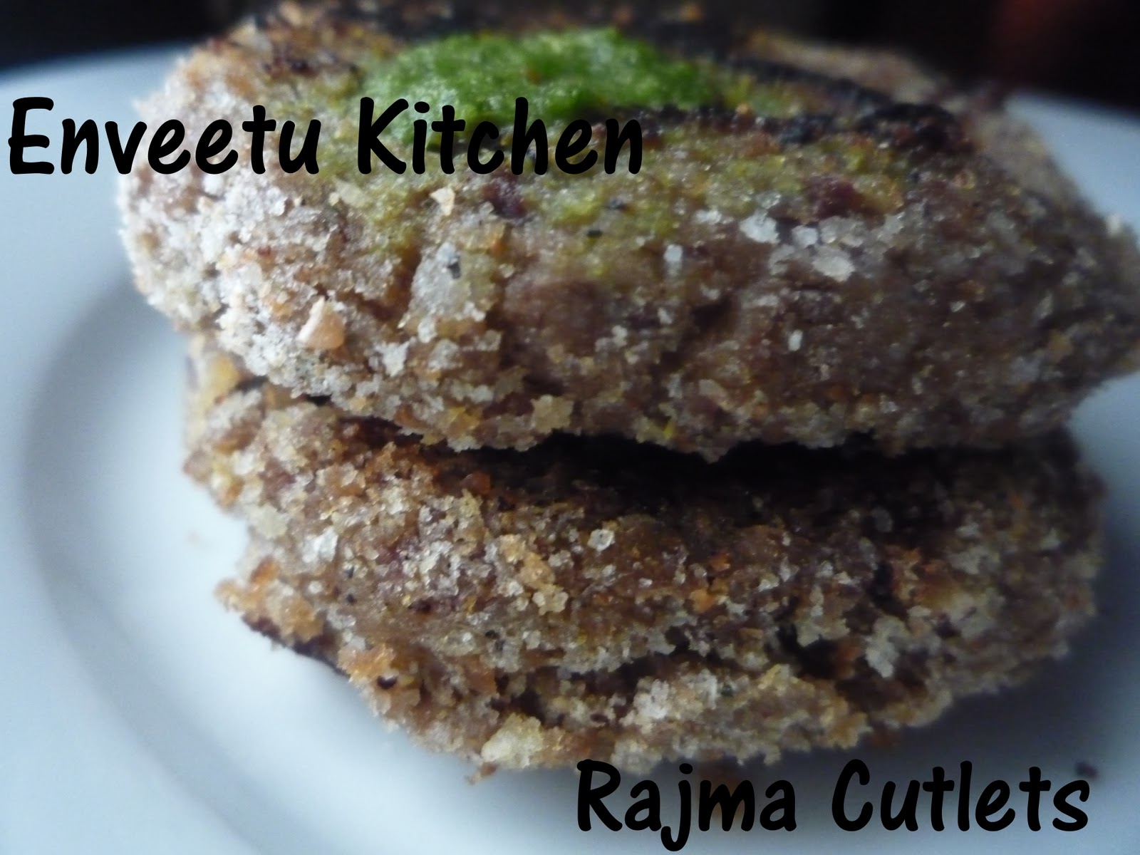 Rajma Cutlet - I camp in my kitchen