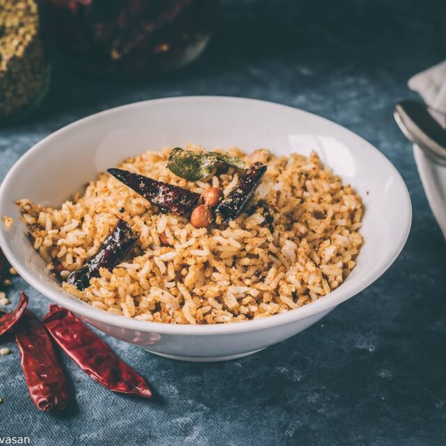 Peanut Rice | Peanut Podi Sadham | South-Indian Style Mixed Rice Recipe ...