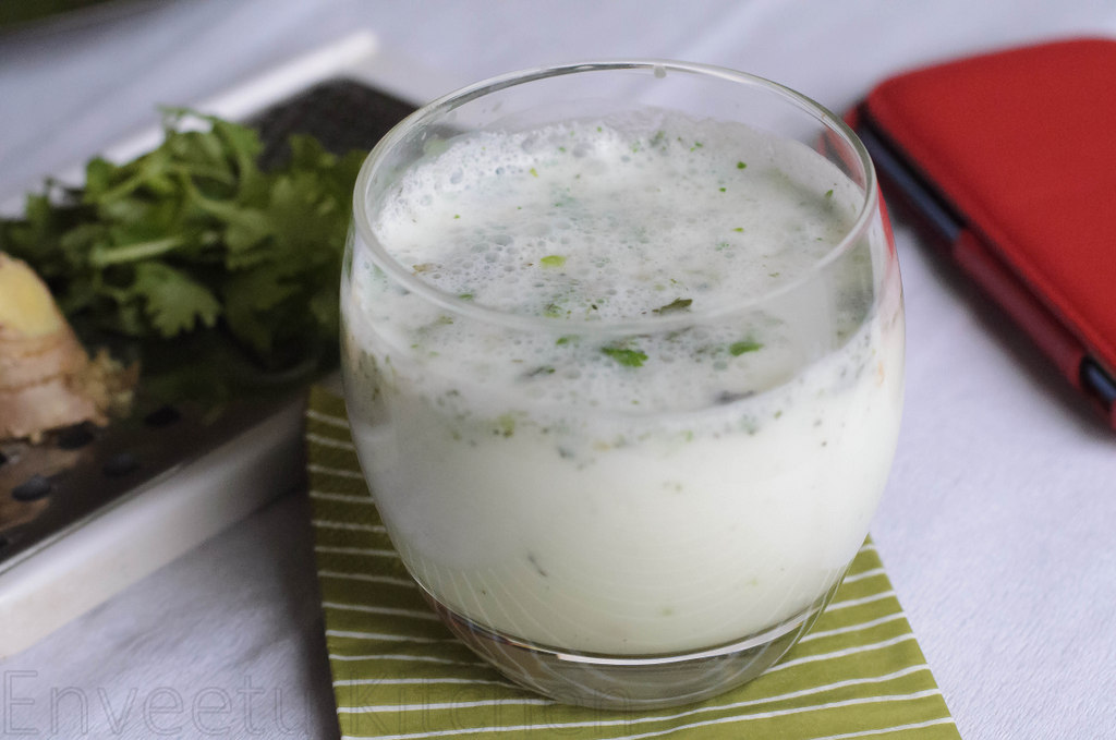 Spiced buttermilk | Neer mor Recipe - I camp in my kitchen