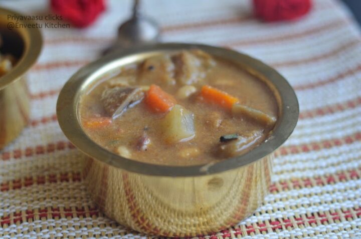 Thiruvathirai Kootu | 7-Kari Kootu in cooker - I camp in my kitchen