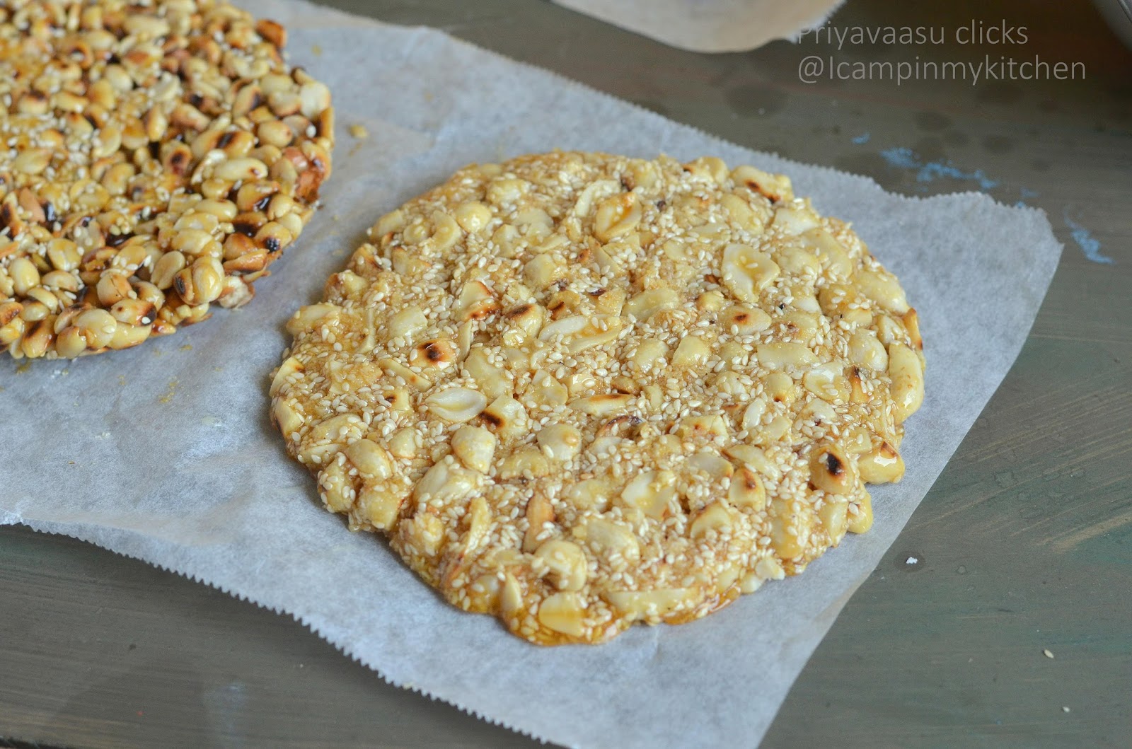 Peanut Chikki | Burfi | Brittle | Candy - I camp in my kitchen