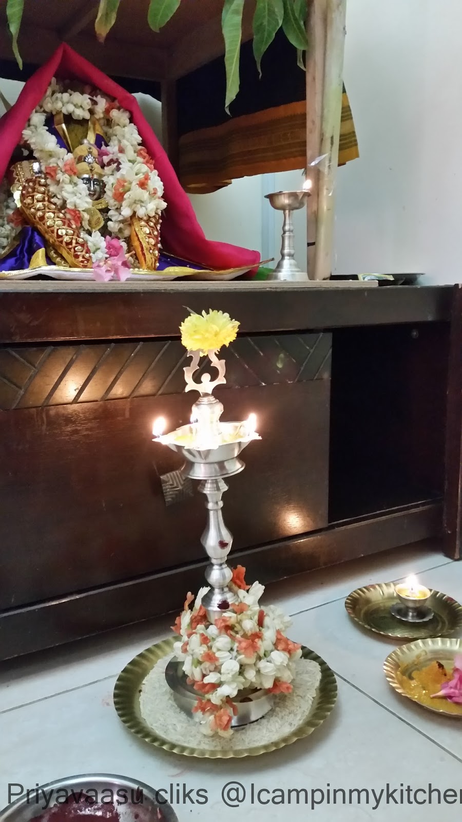 Varalakshmi Pooja & Navarathri Pooja - I camp in my kitchen