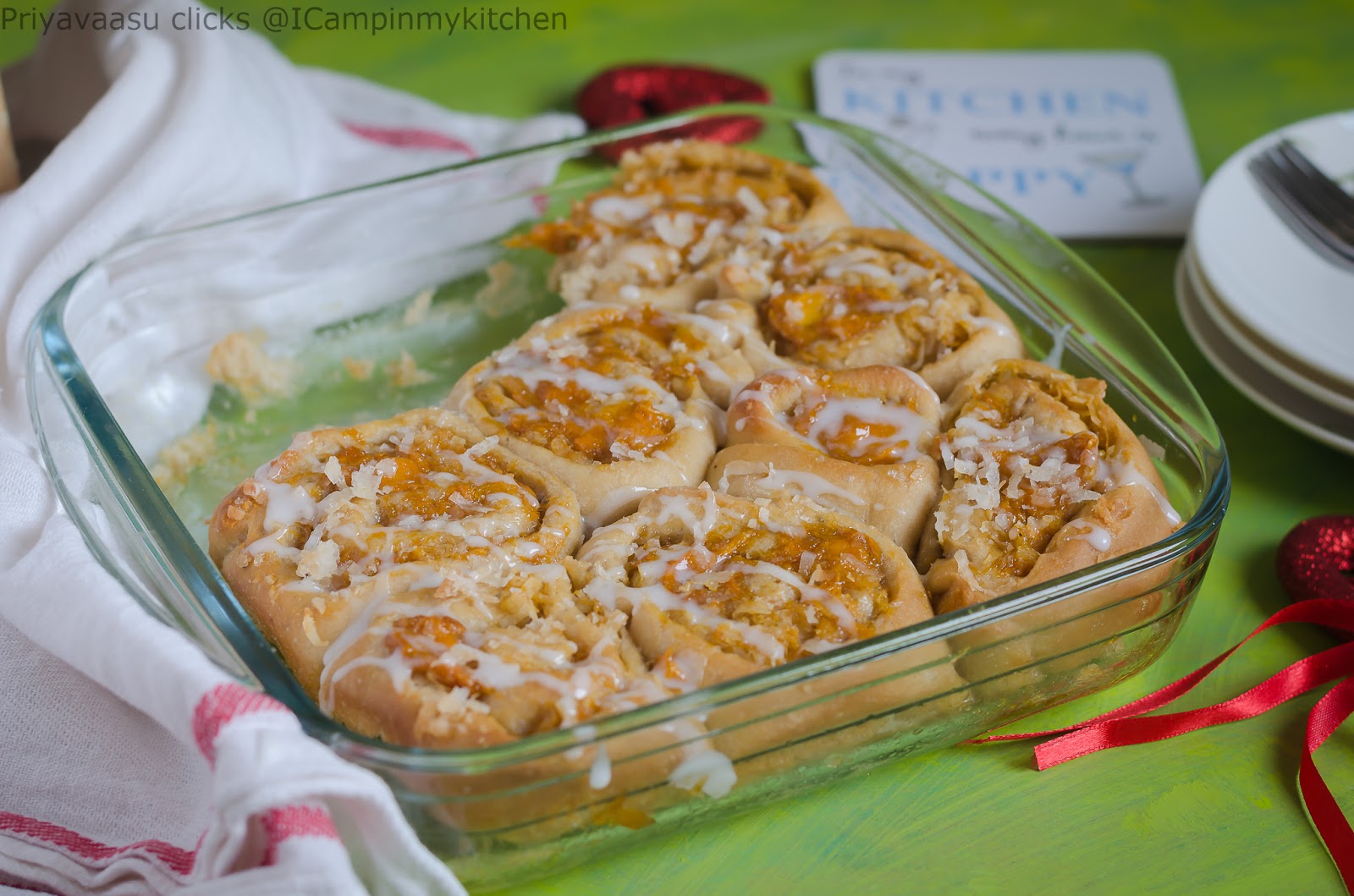 Mango & Coconut Rolls - I camp in my kitchen