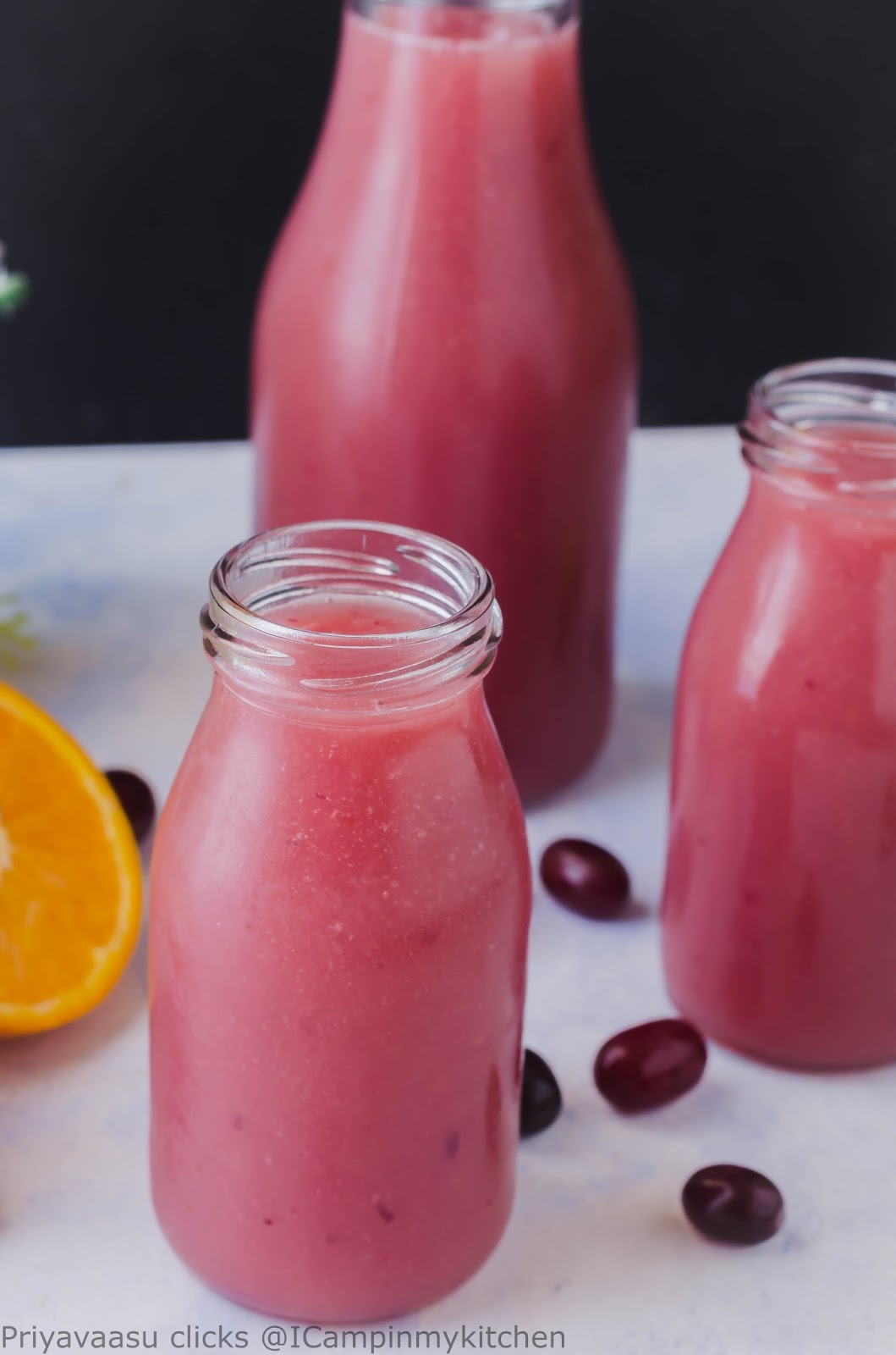 Grape Mocktail | How to make Grape Mocktail - I camp in my kitchen