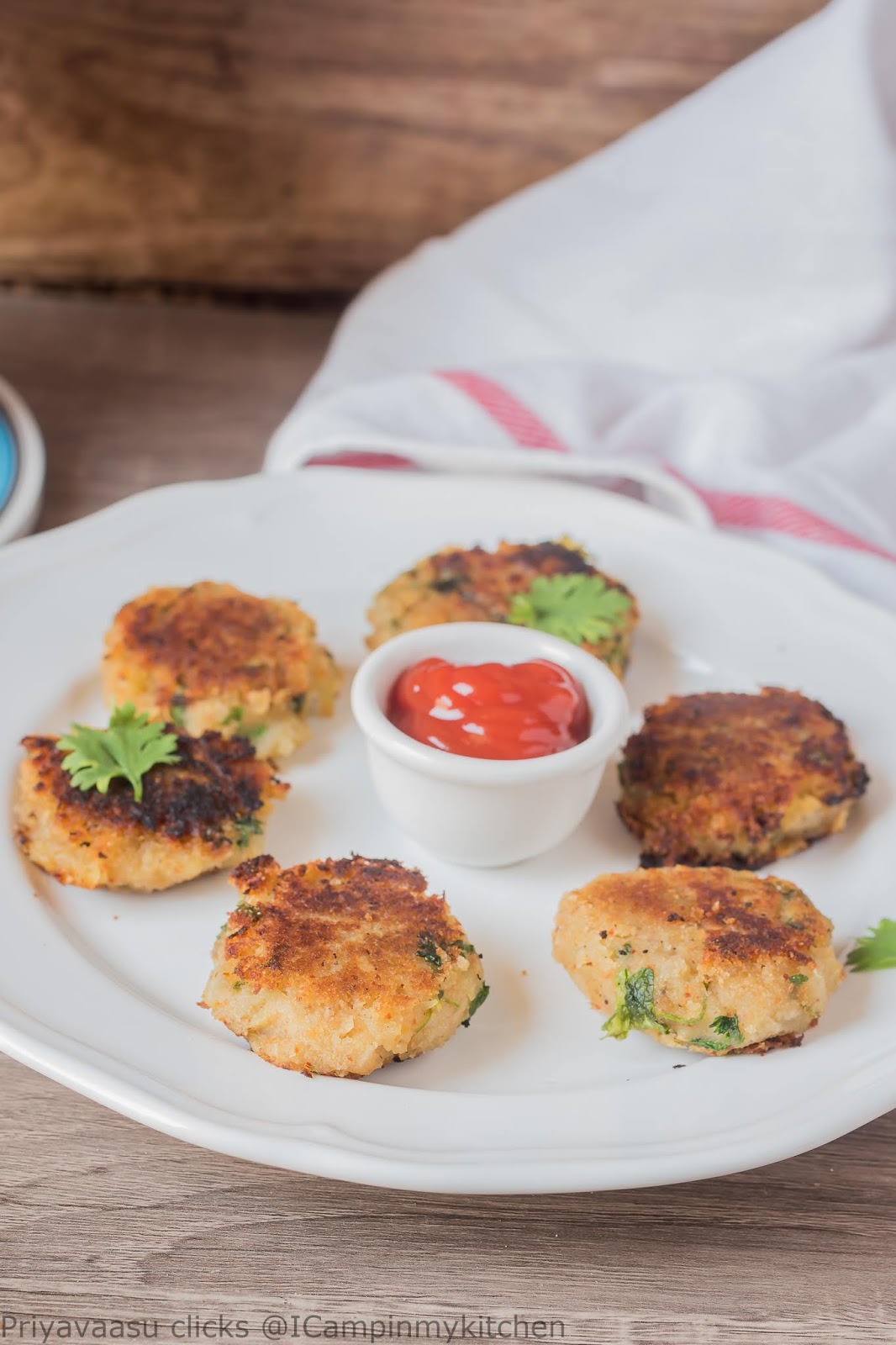 Sweet Potato Cutlet | Tikkis |Vegan & GF Snack - I camp in my kitchen