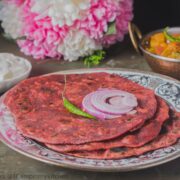 Beets Paratha | How to make Beetroot Paratha - I camp in my kitchen