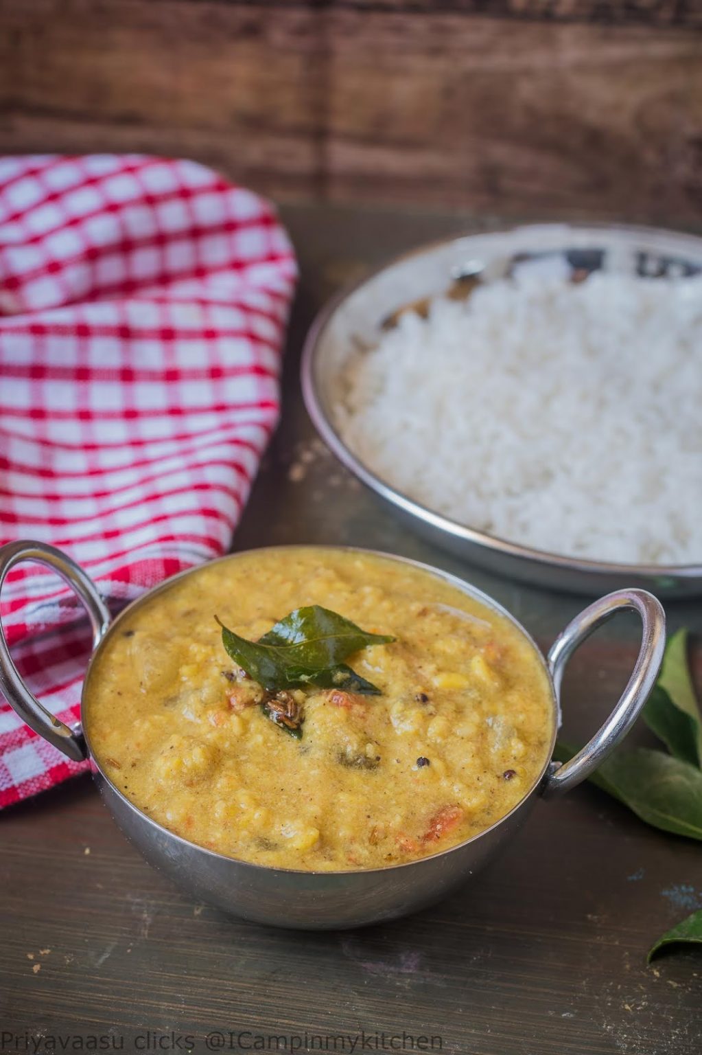 Keerai Kootu | Amaranth Dal | South Indian Lunch #2 - I camp in my kitchen