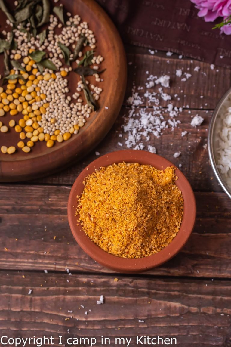 Thengai Podi/Coconut Podi, Instant rice mix powder - I camp in my kitchen