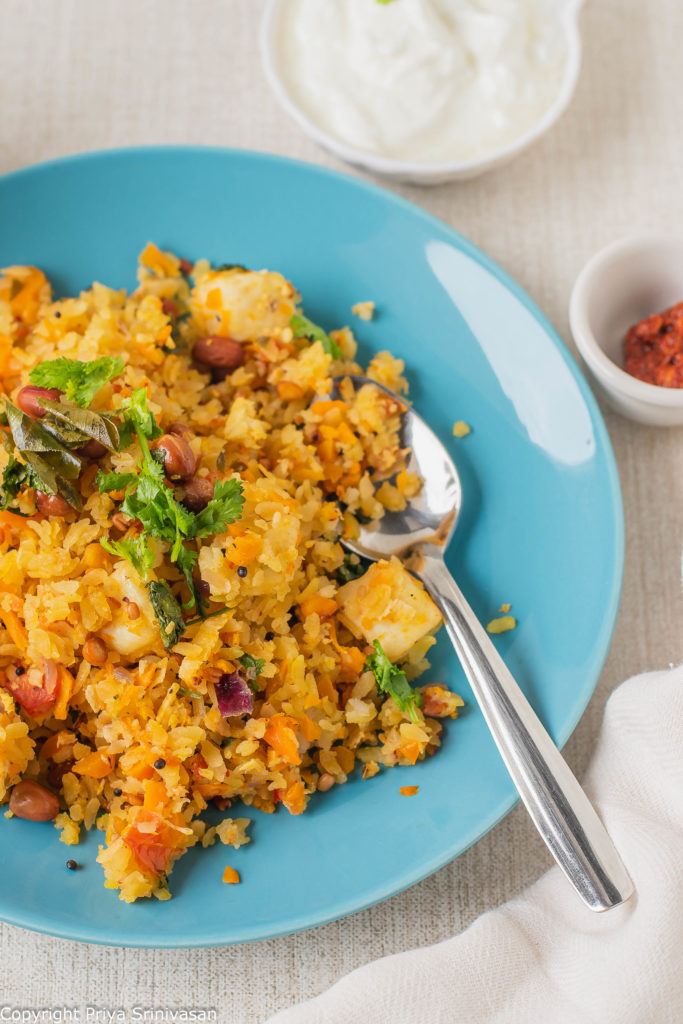 Paneer Poha| Breakfast |Protein Rich Breakfast - I camp in my kitchen