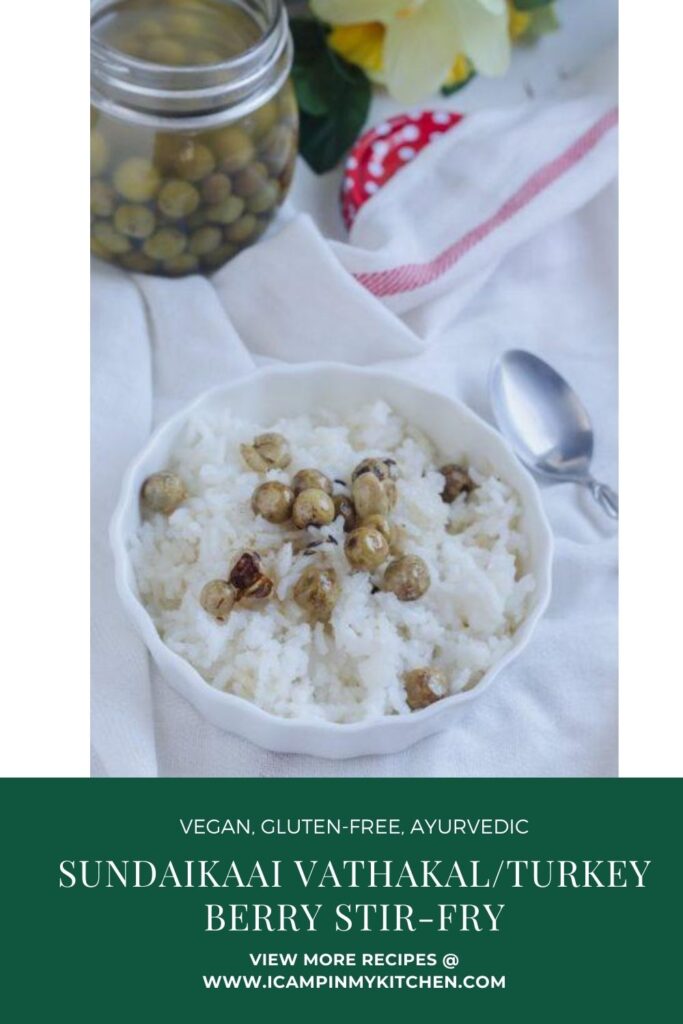 Sundaikaai vathakal| Turkey Berry Stir-fry - I camp in my kitchen