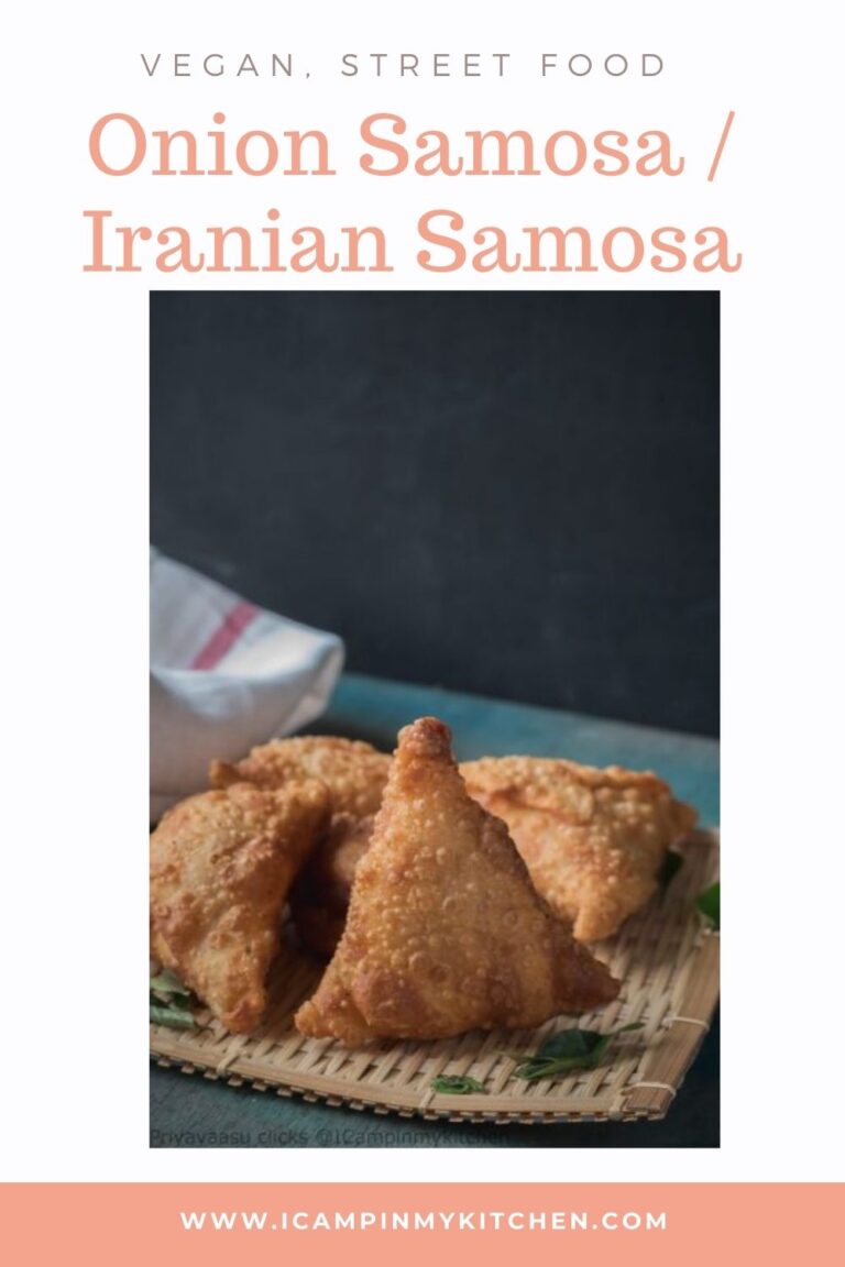 Onion samosa|How to make Iranian Samosa - I camp in my kitchen