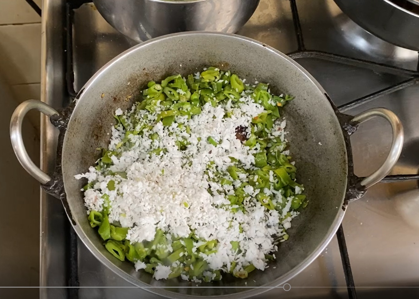 Avaraikkai Poriyal | Broad beans Stir-fry - I camp in my kitchen