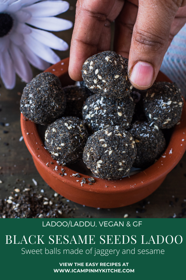 Sesame Ladoo| Til Ladoo | Sesame Energy Balls - I camp in my kitchen