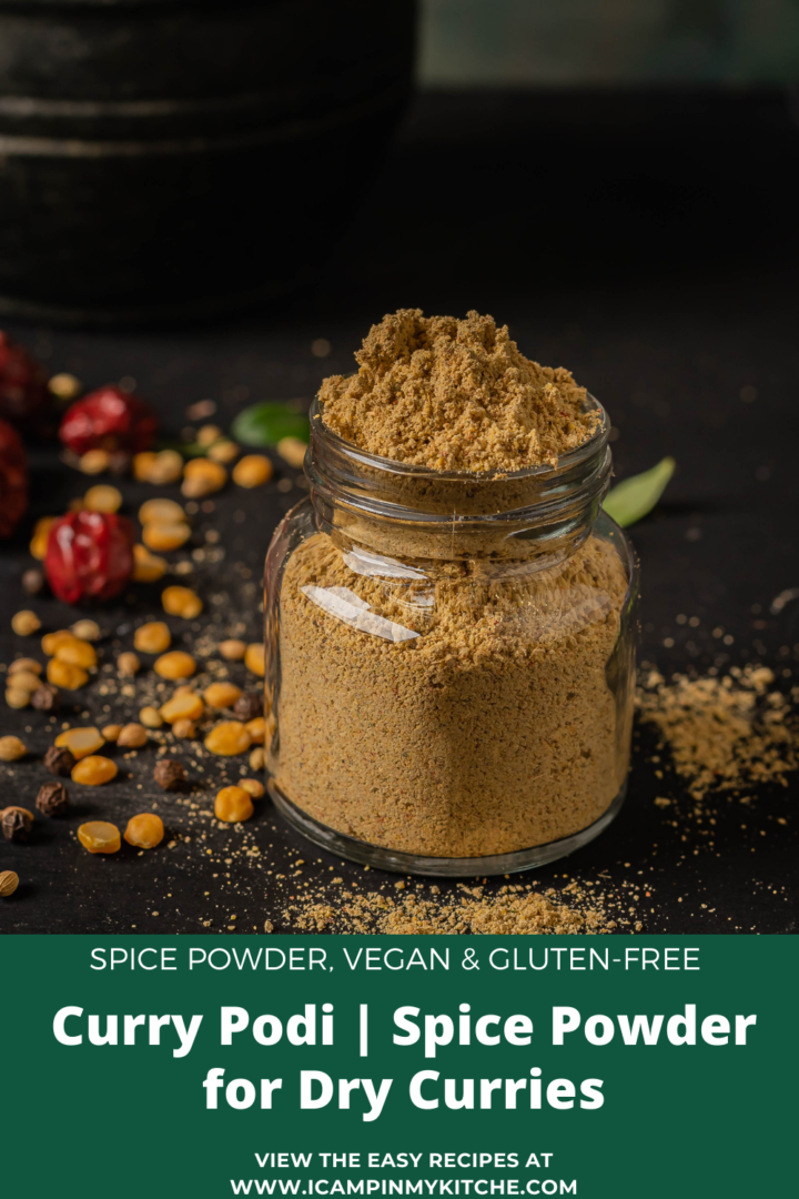 Curry Podi | Spice Powder for Dry Curries - I camp in my kitchen