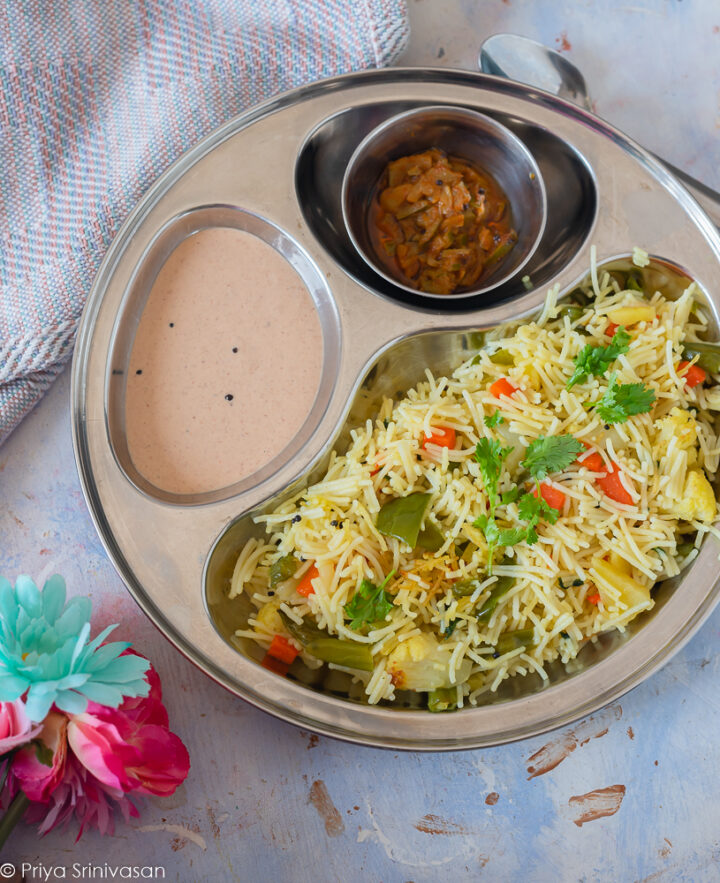 Vegetable Sevai | Rice Noodles with Vegetables - I camp in my kitchen