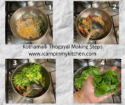 Kothamalli Thogayal | Coriander Thuvayal | South Indian Lunch #4 - I ...