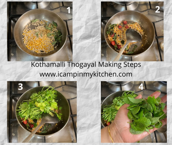 Kothamalli Thogayal | Coriander Thuvayal | South Indian Lunch #4 - I ...