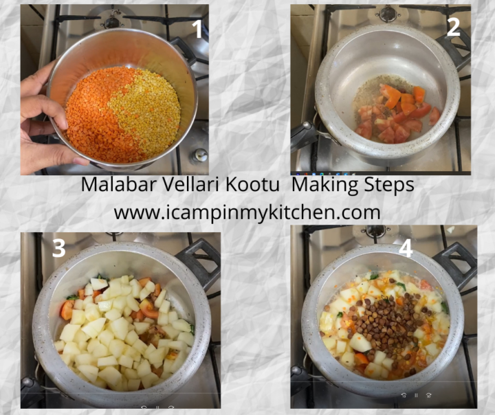 Malabar Vellari & Chickpeas Kootu | Yellow Cucumber Kootu - I camp in ...