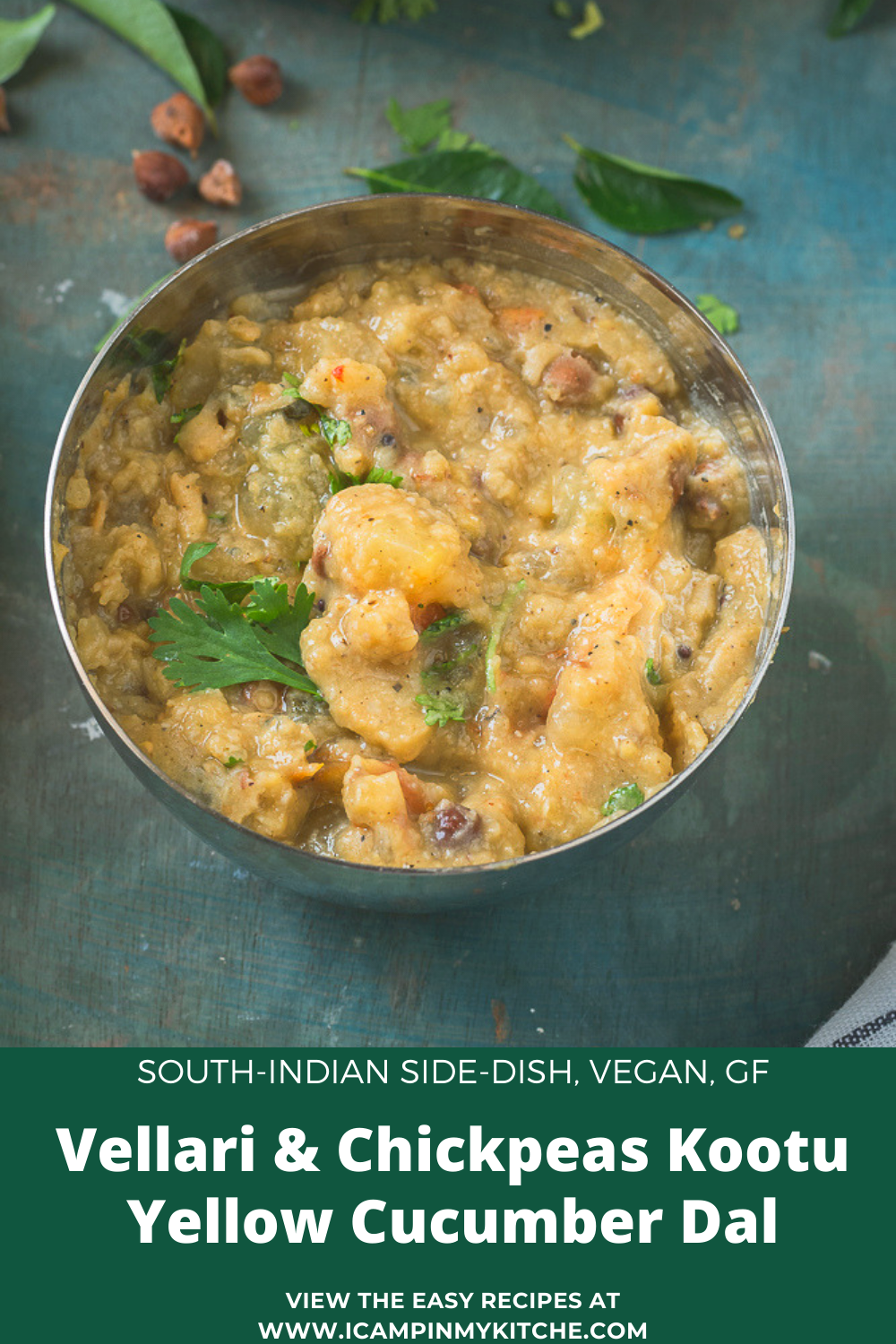 Malabar Vellari & Chickpeas Kootu | Yellow Cucumber Kootu - I camp in ...