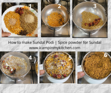 Sundal Podi Recipe| Sundal Spice Powder | Navrathri Special - I camp in ...