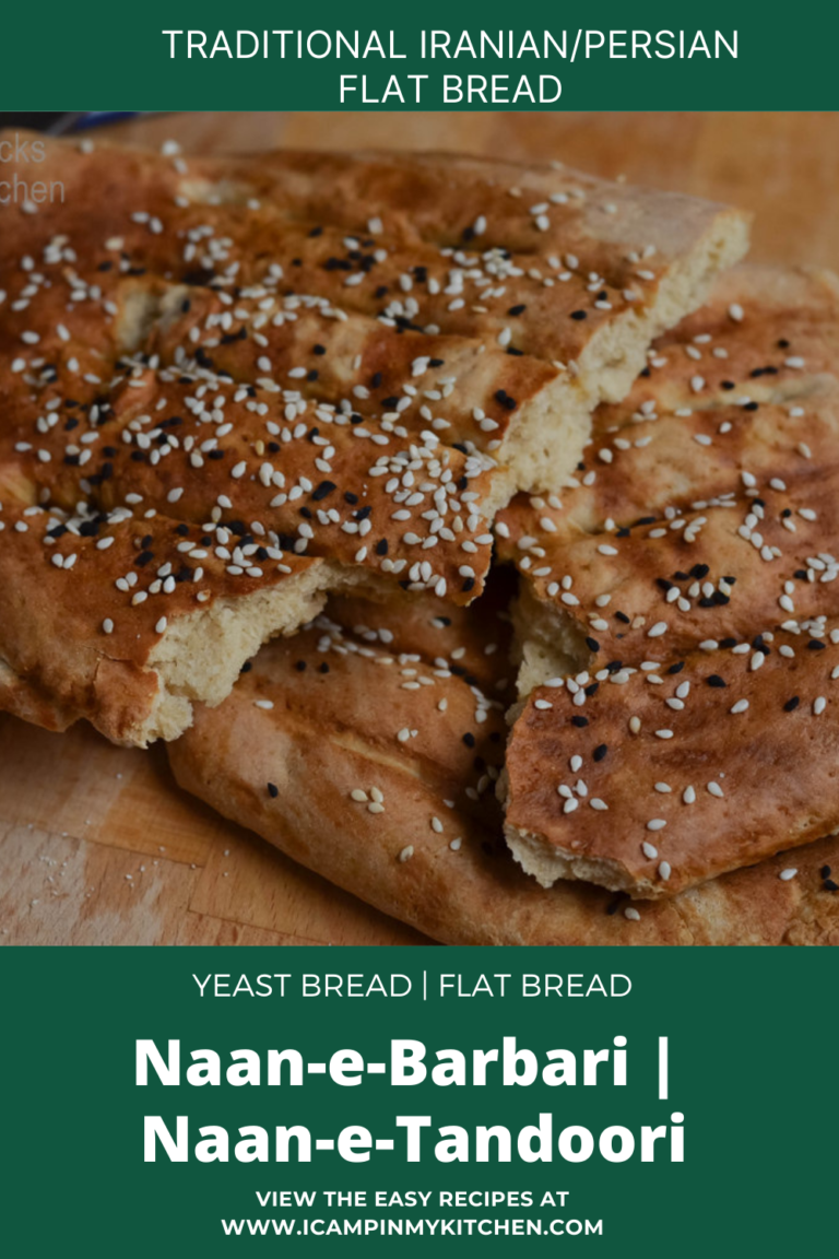 Naan-e-Barbari | Traditional Iranian Flat-Bread - I camp in my kitchen