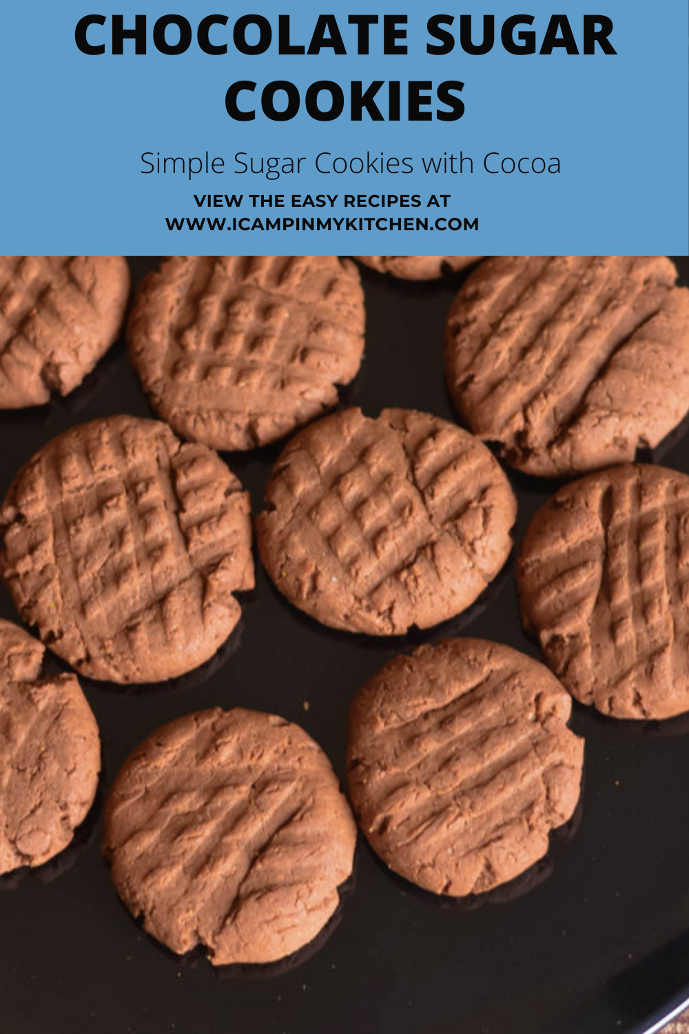 Chocolate & Black Pepper Sable | French Cookies - I camp in my kitchen