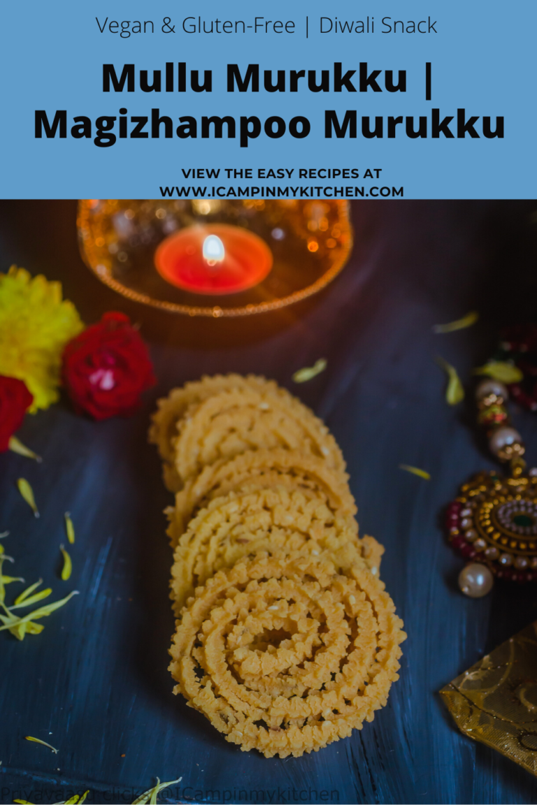 Mullu Murukku | Magizhampoo Murukku - Diwali Snack - I camp in my kitchen