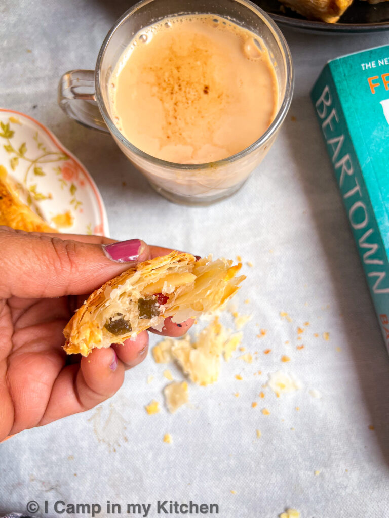 Sweet Puffs | Dil Pasand Puffs | Coconut Puffs - I camp in my kitchen