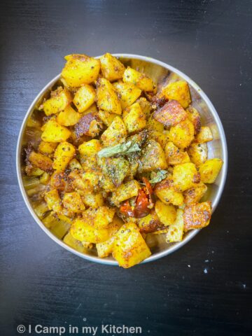 Potato Fry | Urualai Curry | Chettinad Style - I camp in my kitchen