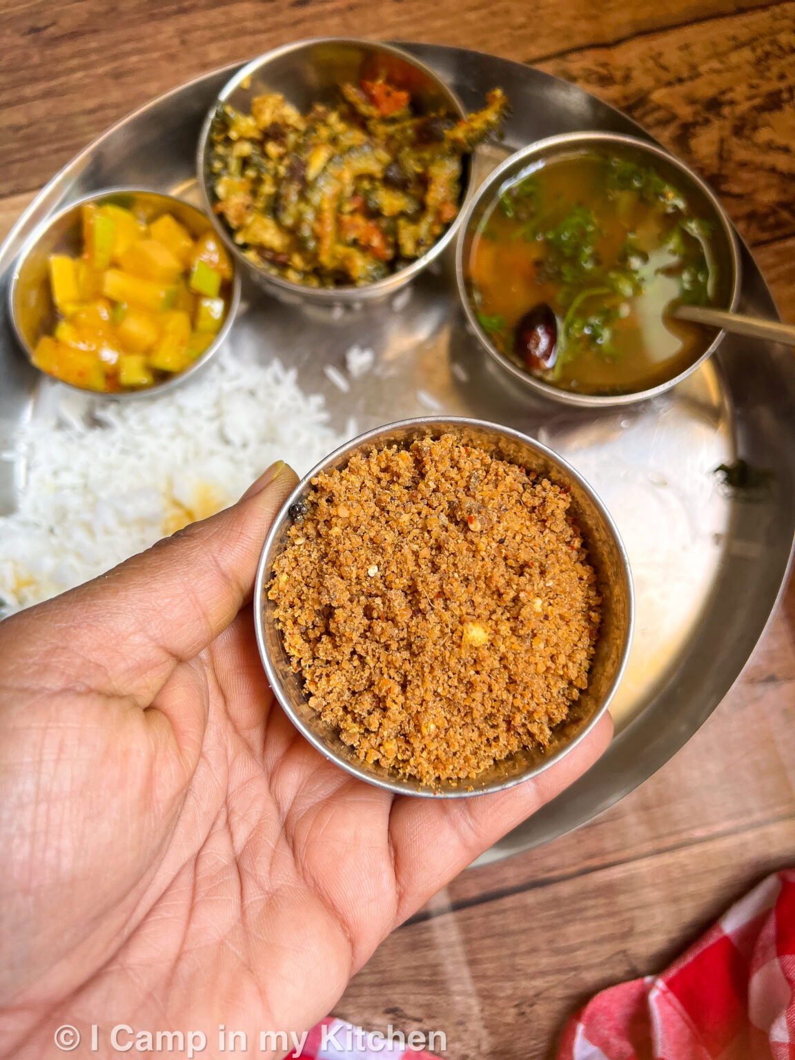 Vazhakkai Podi | Raw Banana Podi | South Indian Lunch #11 - I camp in ...