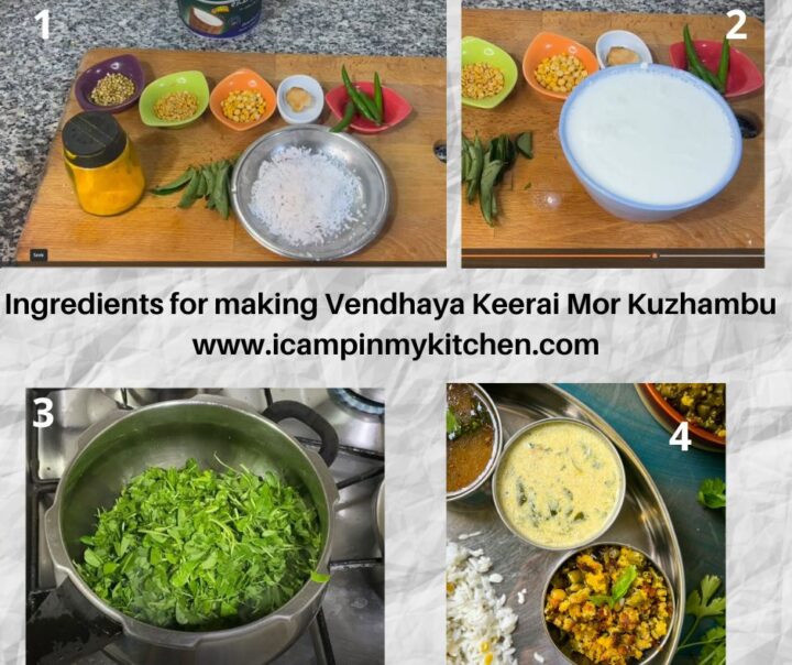 Vendhya Keerai Mor Kuzhambu | Mor Kuzhambu | South Indian Lunch #12 - I ...