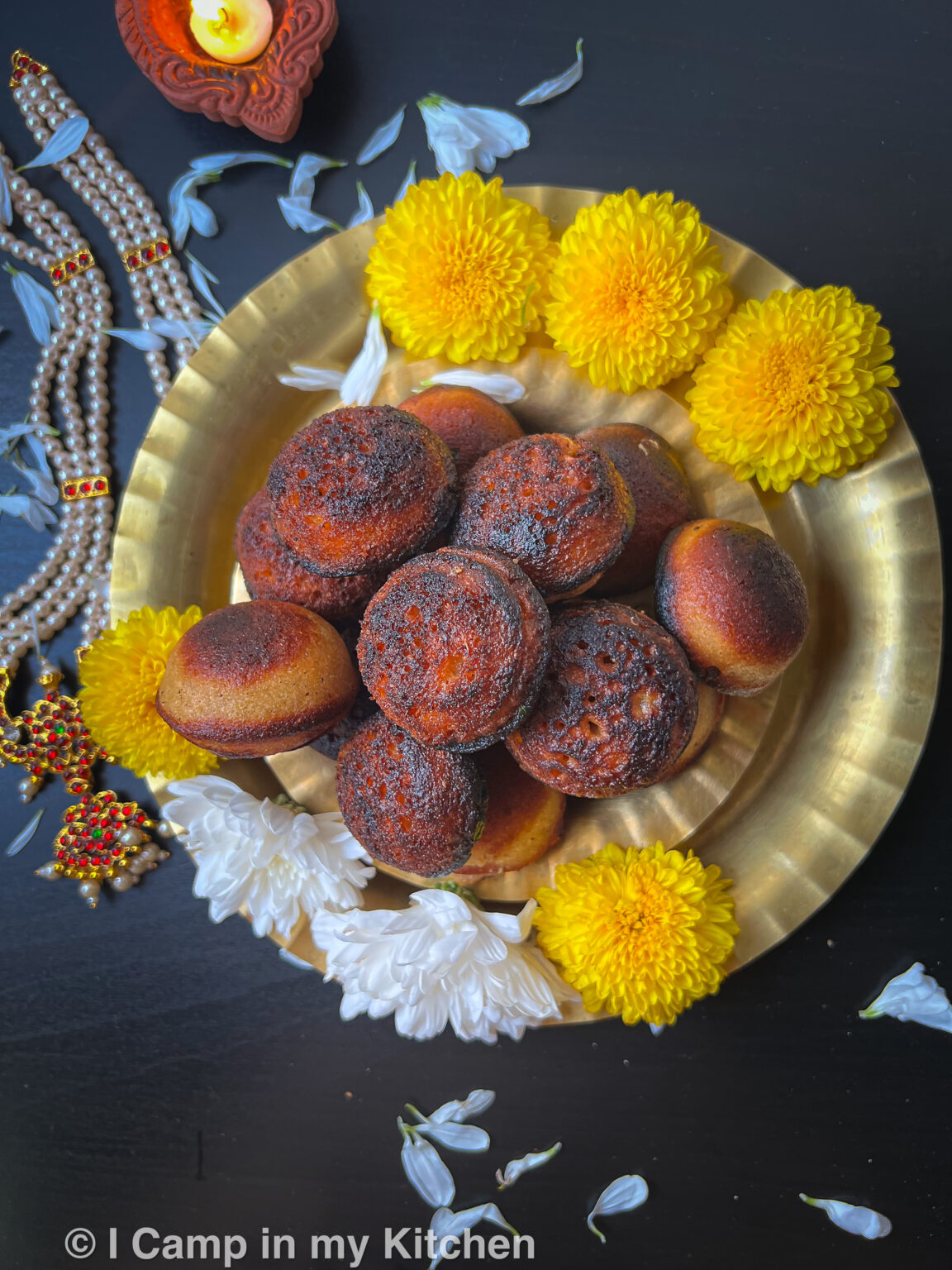 Neiappam | Sweet Appam | Janmashtami Recipe - I camp in my kitchen