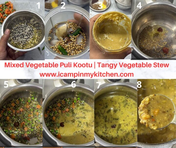 Mixed Vegetable Puli Kootu | Tangy Vegetable Stew | Lunch Thali #14 - I ...