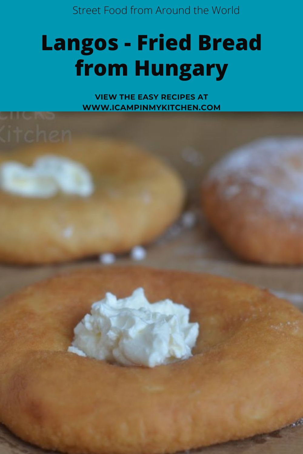 Langos | Hungarian Street Food | Fried Bread from Hungary - I camp in ...