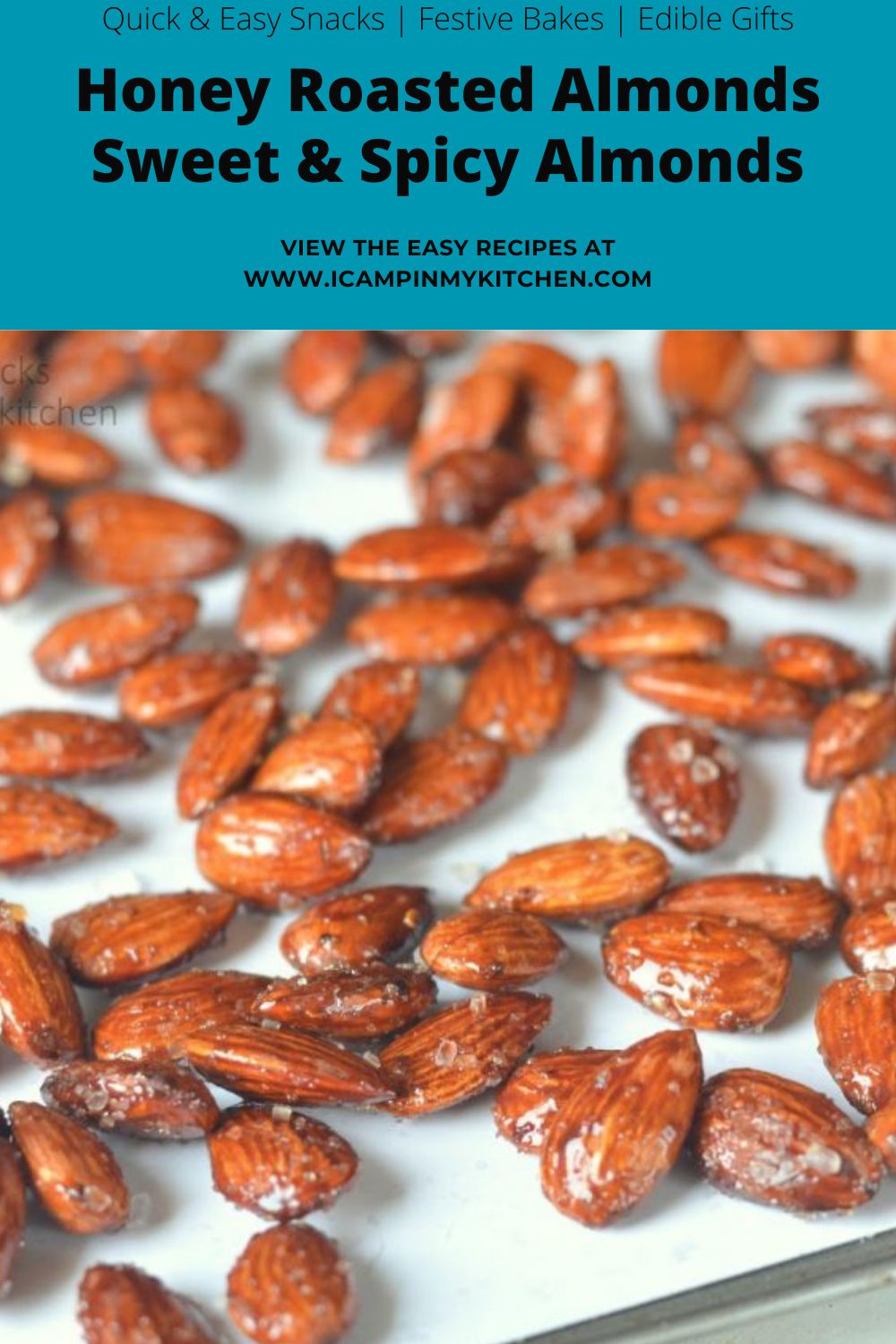 Honey Roasted Almonds | Sweet & Spicy Almonds | Easy Homemade Snack - I ...